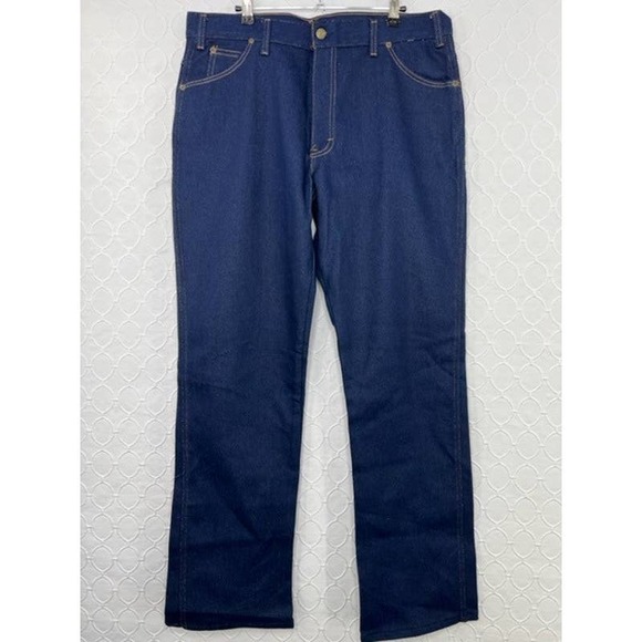Aramark | Jeans | Aramark Wearguard Mens Boot Jeans Size 33 X 34 Blue ...
